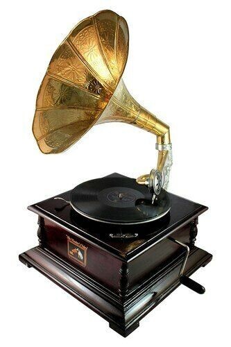 Old Vinyl Record Player
