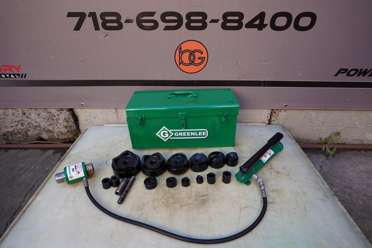 Greenlee 7310 1/2 to 4 inch Hydraulic Knock Out Punch and Die Set #3 ...