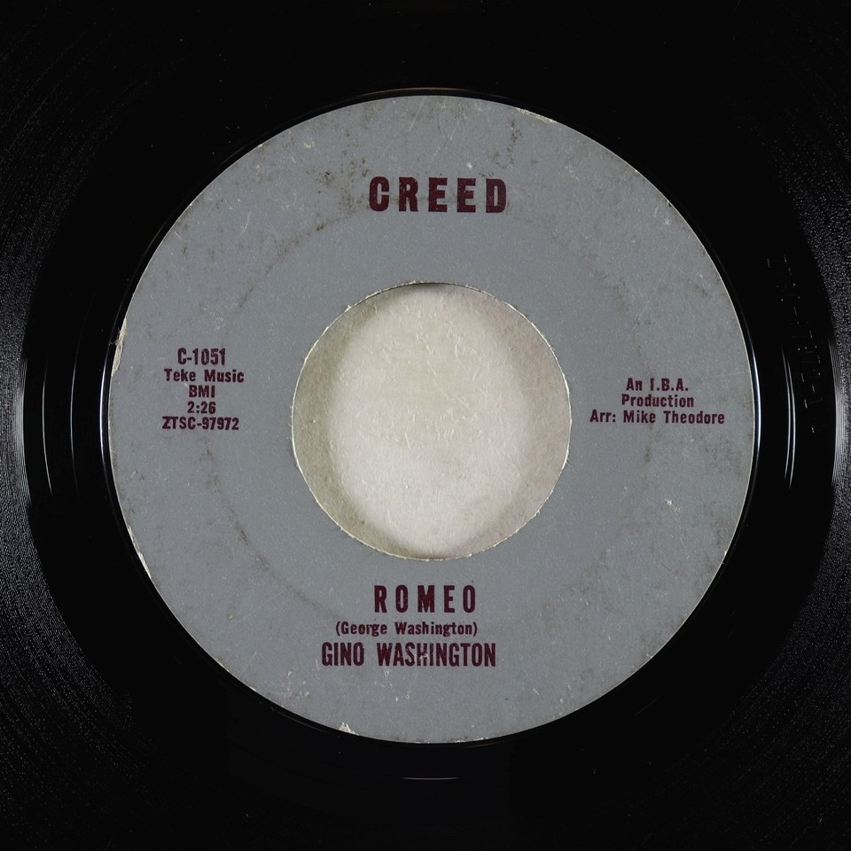 Northern Soul 45 - Gino Washington - When You're Lonely - Creed | eBay