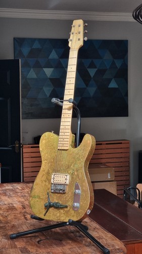 Custom Esquire Telecaster Snakehead Copper Relic Dimarzio PAF | eBay UK