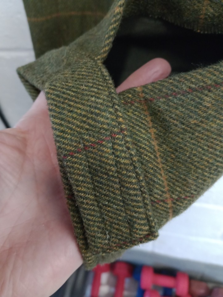 Rydale green check tweed shooting breeks 36W/20L | eBay UK