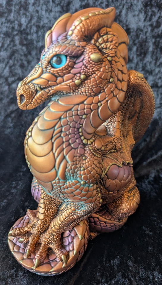 Windstone Editions Male Dragon in Copper Patina - excellent condition ...