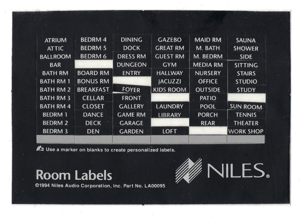 Niles Audio SS-4 Speaker Selector System with Stereo Circuit Protection ...