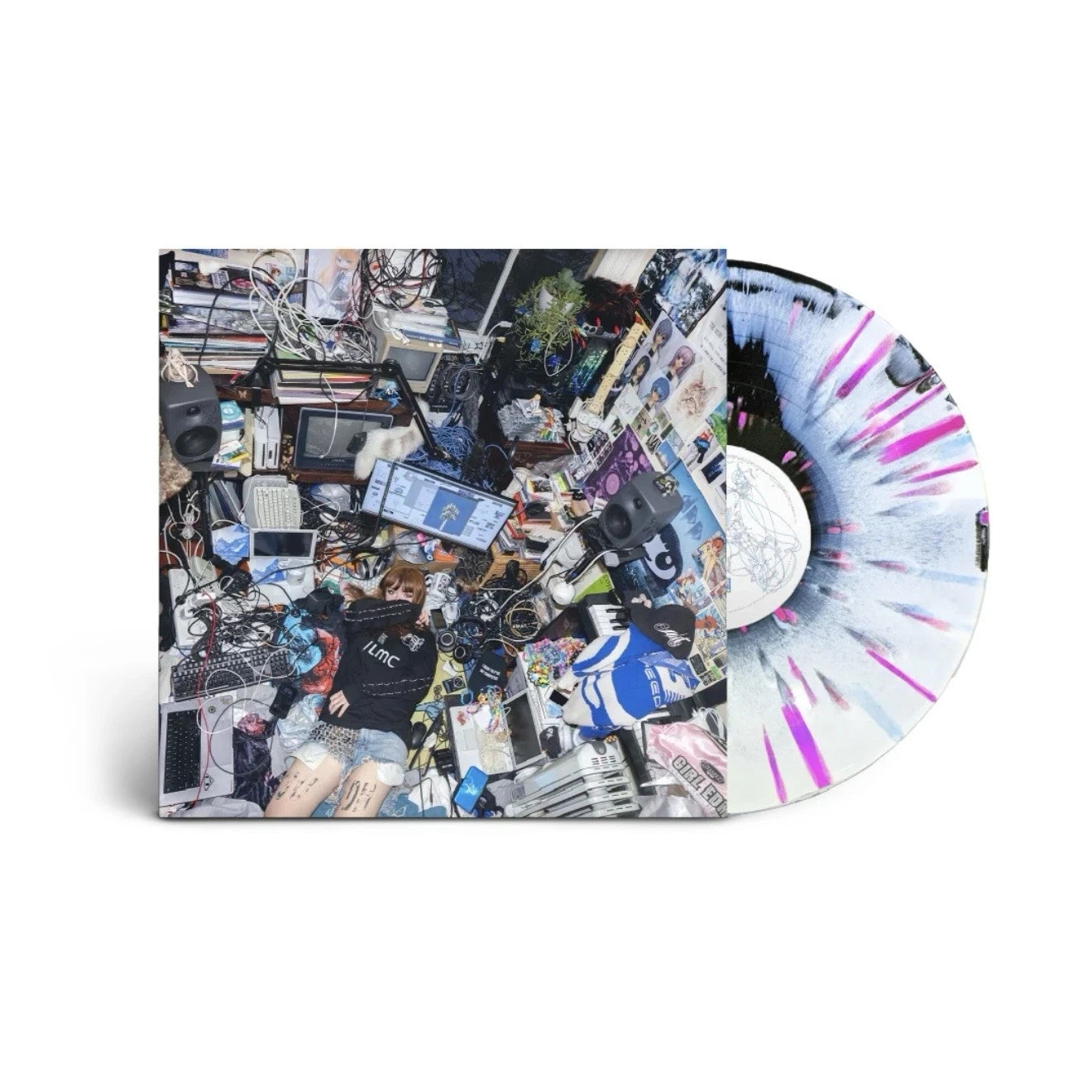 Ninajirachi - I Love My Computer Black, Grey & Pink Splatter Vinyl ...