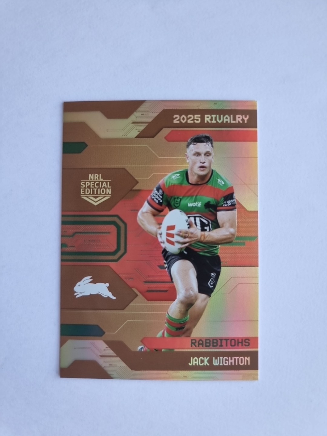 2025 NRL RIVALRY Bronze - Rabbitohs Jack Wighton B39/51 | eBay Australia