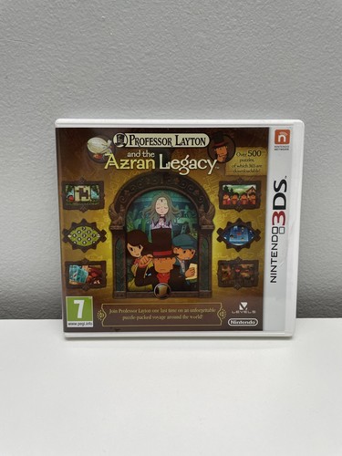 Professor Layton And The Azran Legacy Nintendo 3DS Mint Complete Free ...