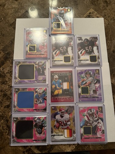 2024 Topps Inception Patch Lot, Hall, Singletary, Bowers, Mcconkey 11 ...