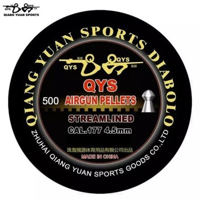 QYS Streamlined .177 Air Pellets 8.64gr Tins of 500 4.49 Fast UK ...