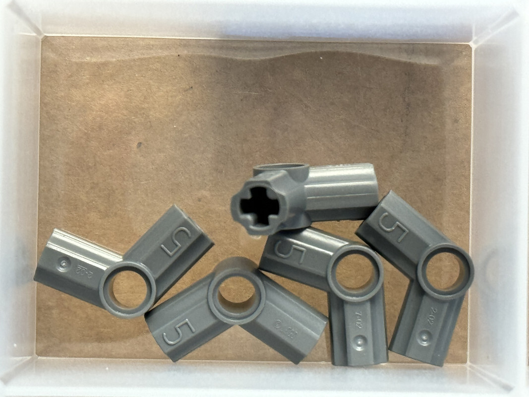 LEGO Parts - Dark Bluish Gray Technic, Axle Pin Connector #5 - No 32015 ...