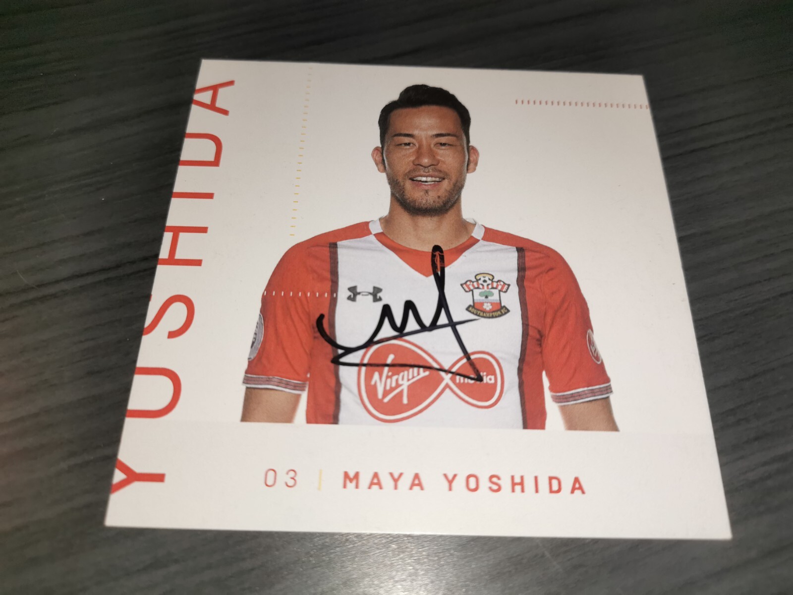 Maya Yoshida hand signed Southampton autograph card | eBay