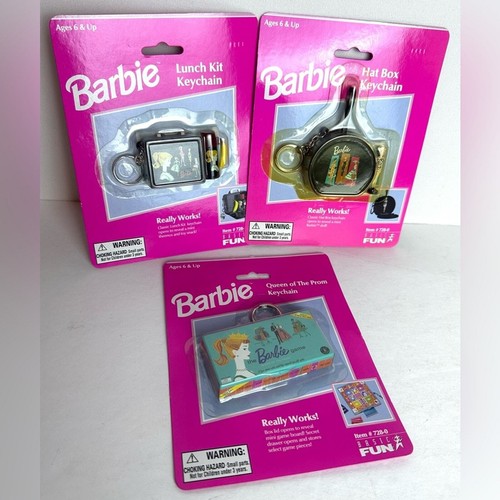 Set of Three 1999 Collectible Barbie Key Chains Vintage 90s | eBay