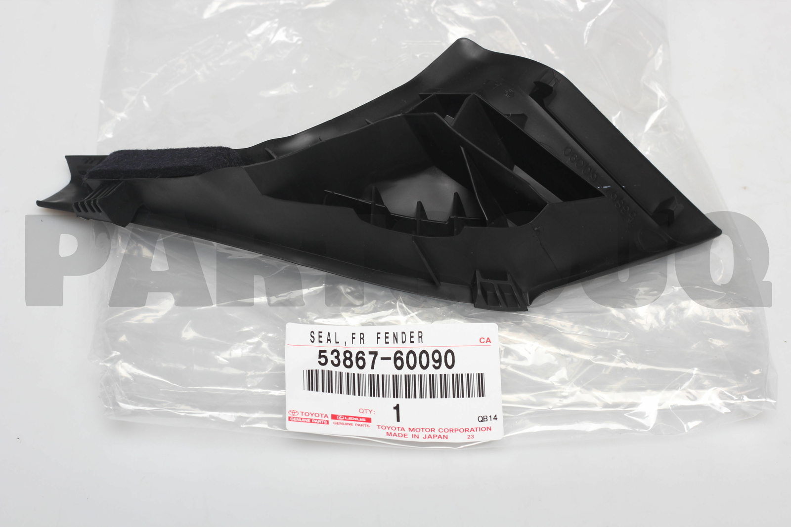 5386760090 Genuine Toyota SEAL FR FENDER TO 53867-60090 | eBay