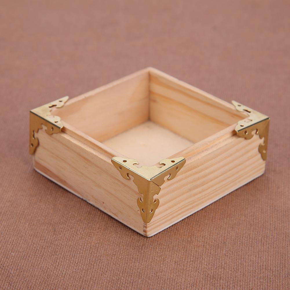 12pcs Metal Carve Jewelry Box Corner Protector Furniture Decorative ...
