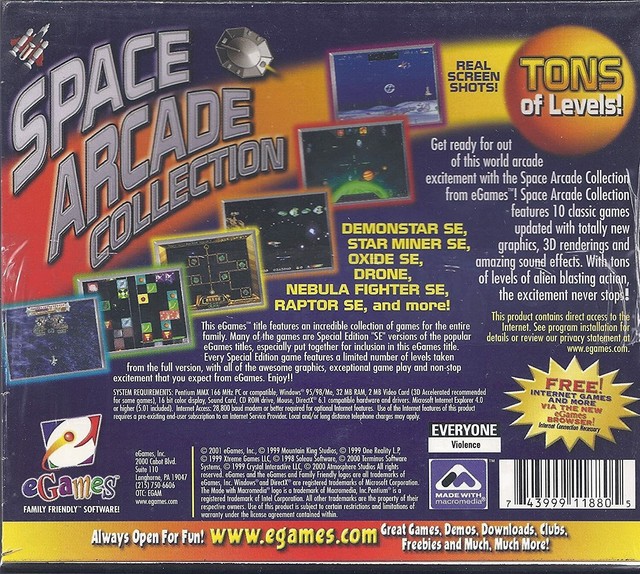 Space Arcade Collection (PC, 2001) for sale online | eBay