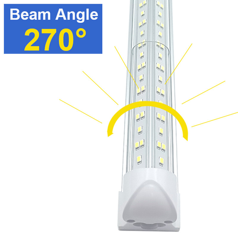 T8 8FT LED Shop Lights Linkable Fixture 144W LED Garage Light High ...