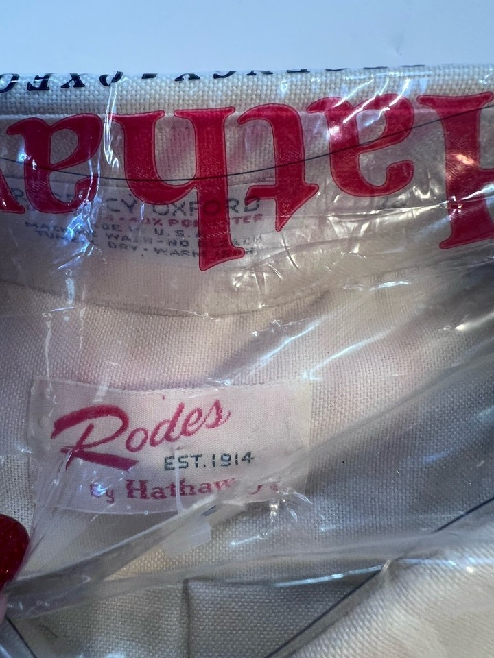 Vtg 1986 Hathaway Shirt Men’s Size 16 34 NWT In Package Regency Oxford Beige USA | eBay