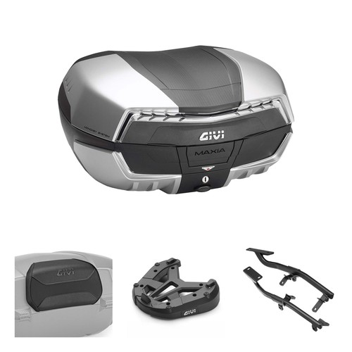 Set Coffre GIVI V58 Maxia 5 Tech Aluminium pour BMW F 900 XR Te ABS Dtc ...
