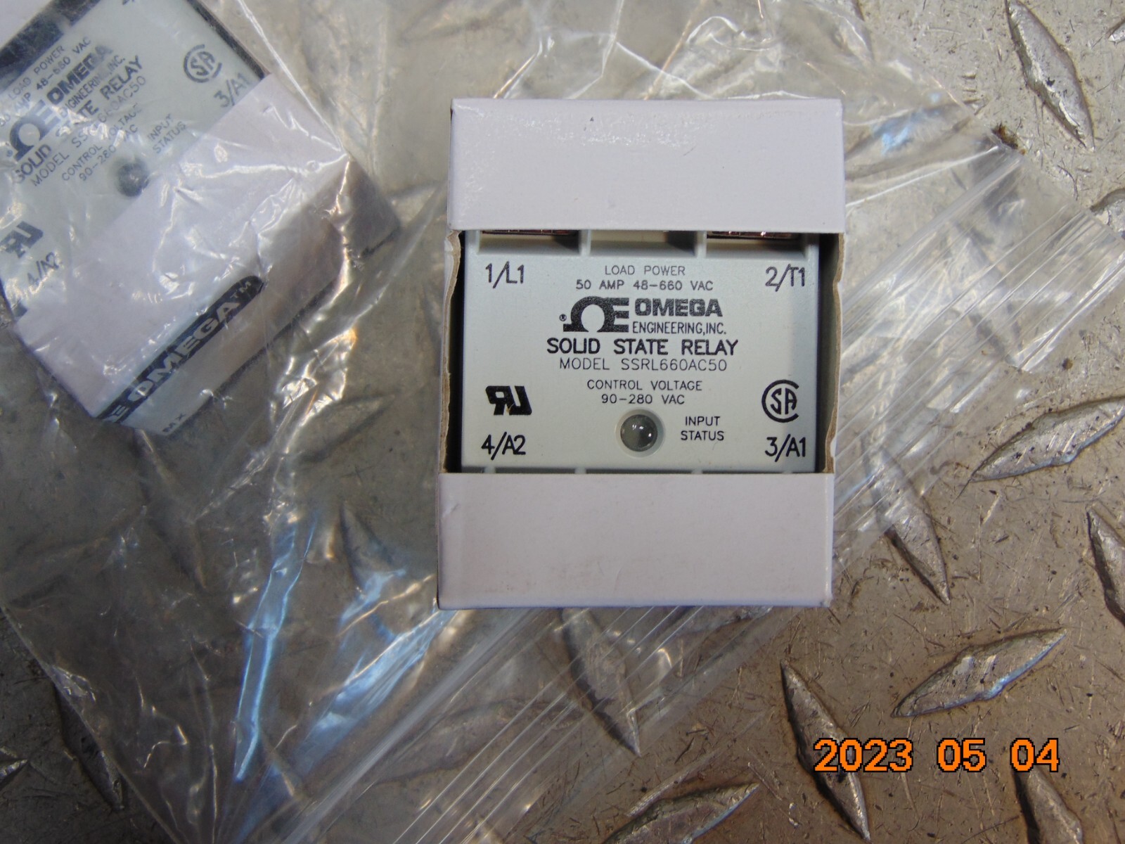 (1) Omega Panel Mount Solid State Relay SSRL660AC50 | eBay