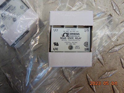 (1) Omega Panel Mount Solid State Relay SSRL660AC50 | eBay