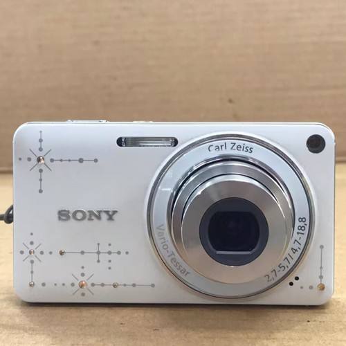 SONY Cyber Shot DSC-W350D 14.1MP Digital Camera Rhinestone white | eBay