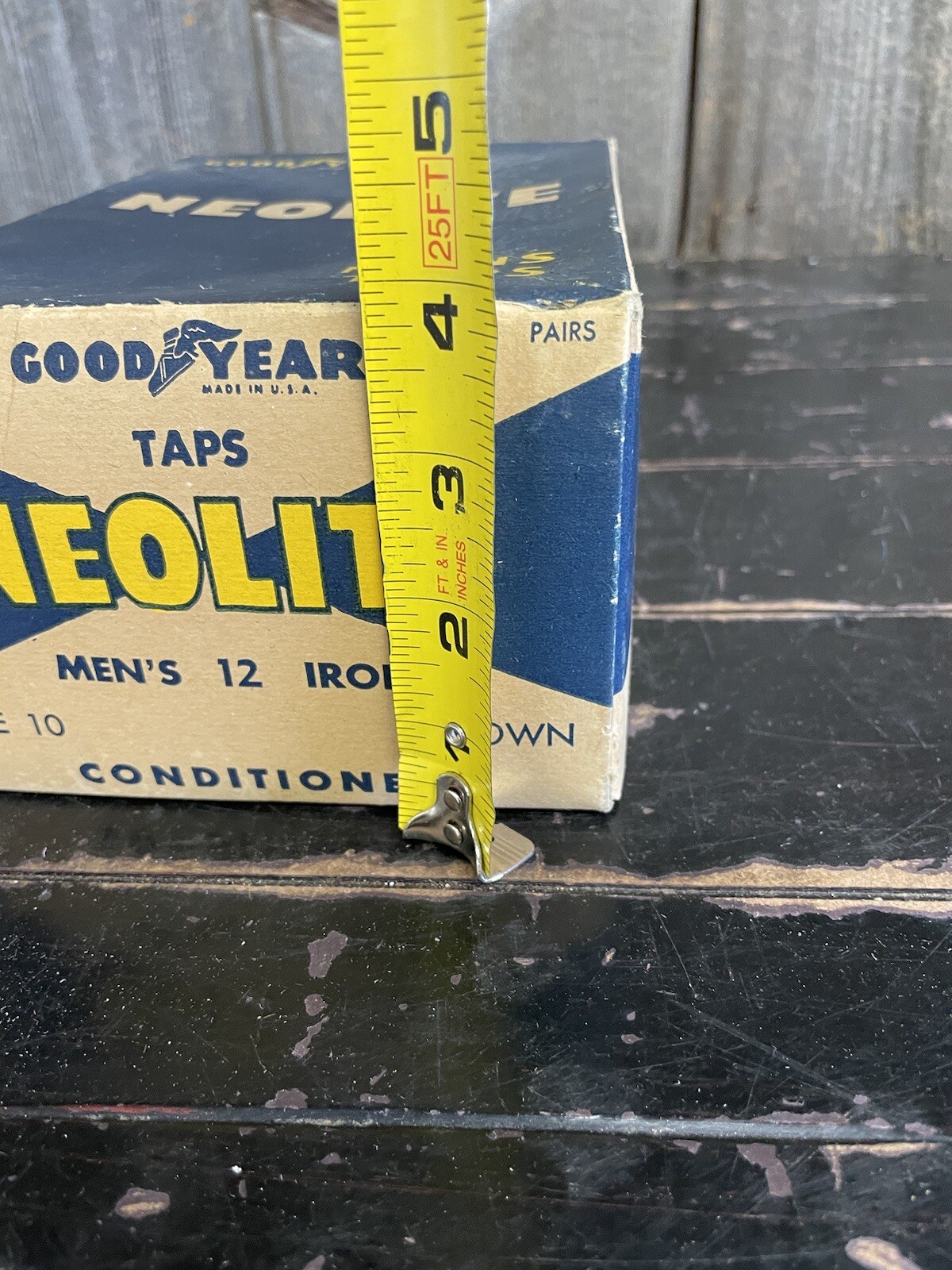 NOS Goodyear NEOLITE Mens Shoe Plugs Taps Heels In Or… - Gem