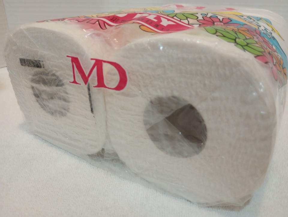 Vtg MD Toilet Paper,4 Rolls, WHITE, Unscented, SEALED, GIRL ON FRONT | eBay