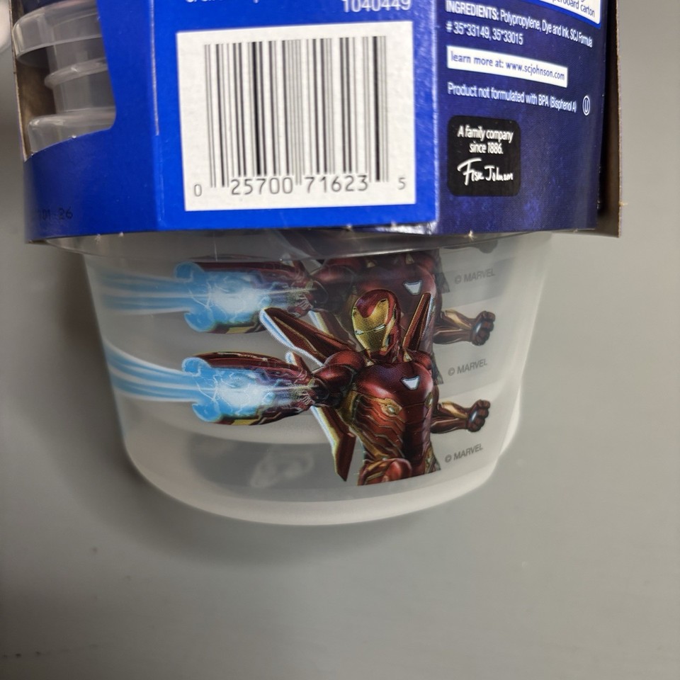 Avengers Infinity Wars 3 Pack Ziplock Twist N Loc Small Round ...