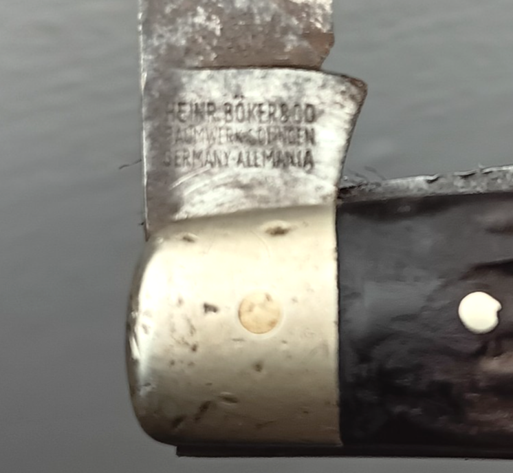 HEINRICH BOKER SOLINGEN GERMANY ALEMANIA 3 BLADE POCKET KNIFE 1932-1950 | eBay