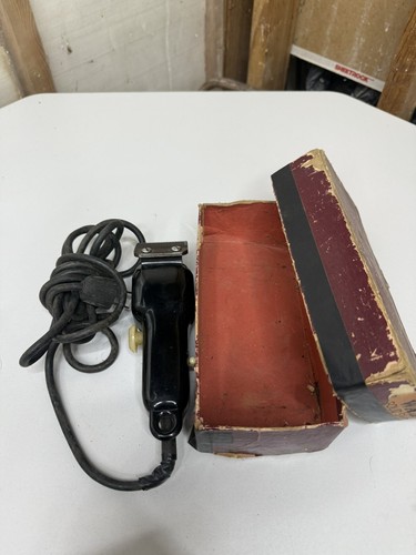 Vintage 1940s Wahl Solid Small Model H Electric Clippers w/Box Tested ...