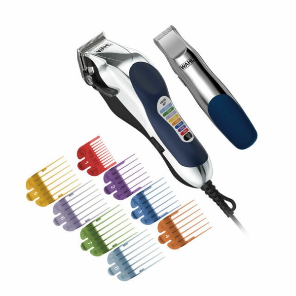 WAHL Color Pro Chrome Combo - Blue/Chrome for sale online | eBay
