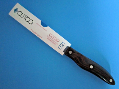 Cutco Cutlery Trimmer Knife No.1021 AKA 1721 Vintage Brown & Orange ...