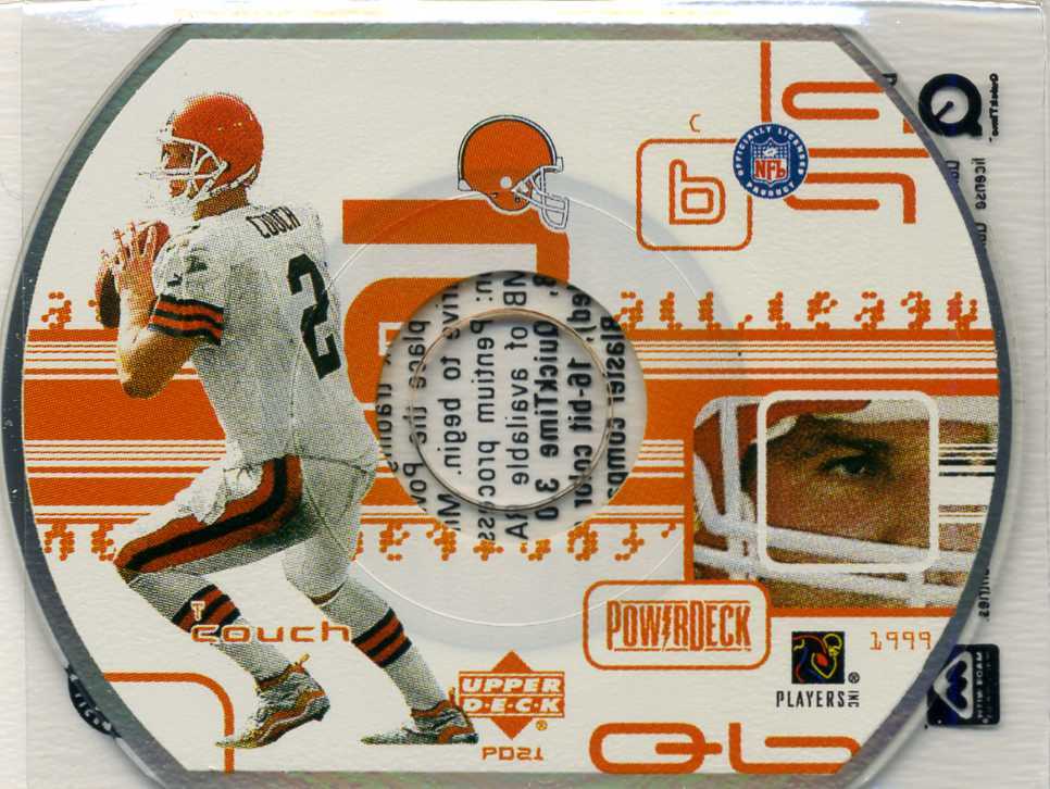 TIM COUCH 1999 UPPER DECK Powerdeck ROOKIE CD-ROM #PD-21 | eBay