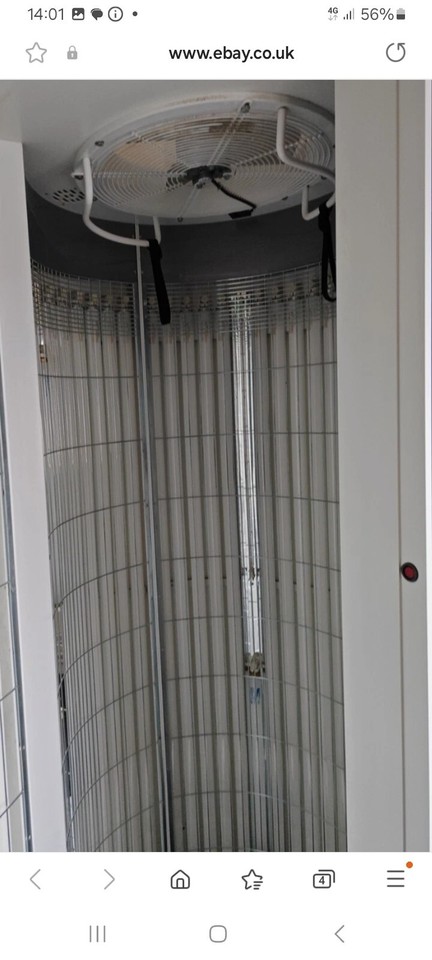 Tansun Vitesse Infra Tan Stand up Sunbed Vertical Tanning Bed! New EU 0 ...