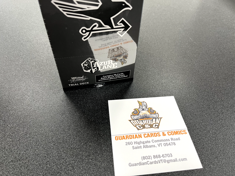 Weiss Schwarz X Azur Lane: Eagle Union Trial Decks Sealed Display Case ...