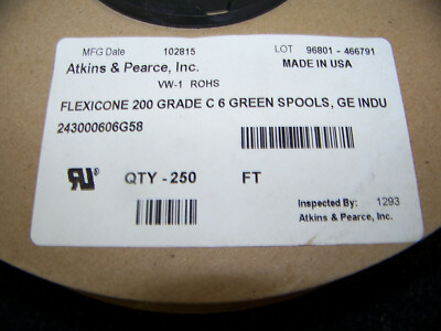 Atkins & Pearce Flexicone 200 Grade C 6 Green Spool GE INDU VW-1 ...