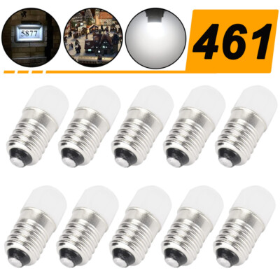 Bright White 14V 461 Dimple LED Bulb's for Marx & Lionel 394 Beacon 10 ...