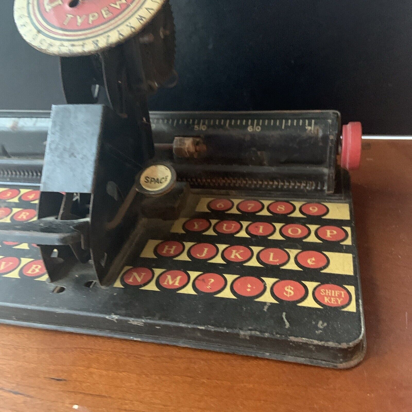 Vintage Marx De-Luxe Dial Tin Toy Typewriter 1930s Made in USA | eBay