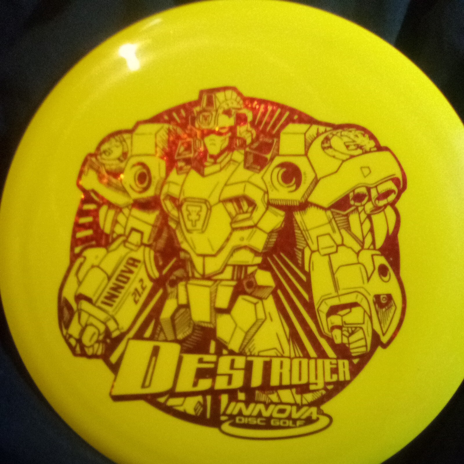 Innova Destroyer Star XXL BOT 171g Yellow Red metal flake Stamp OBO | eBay