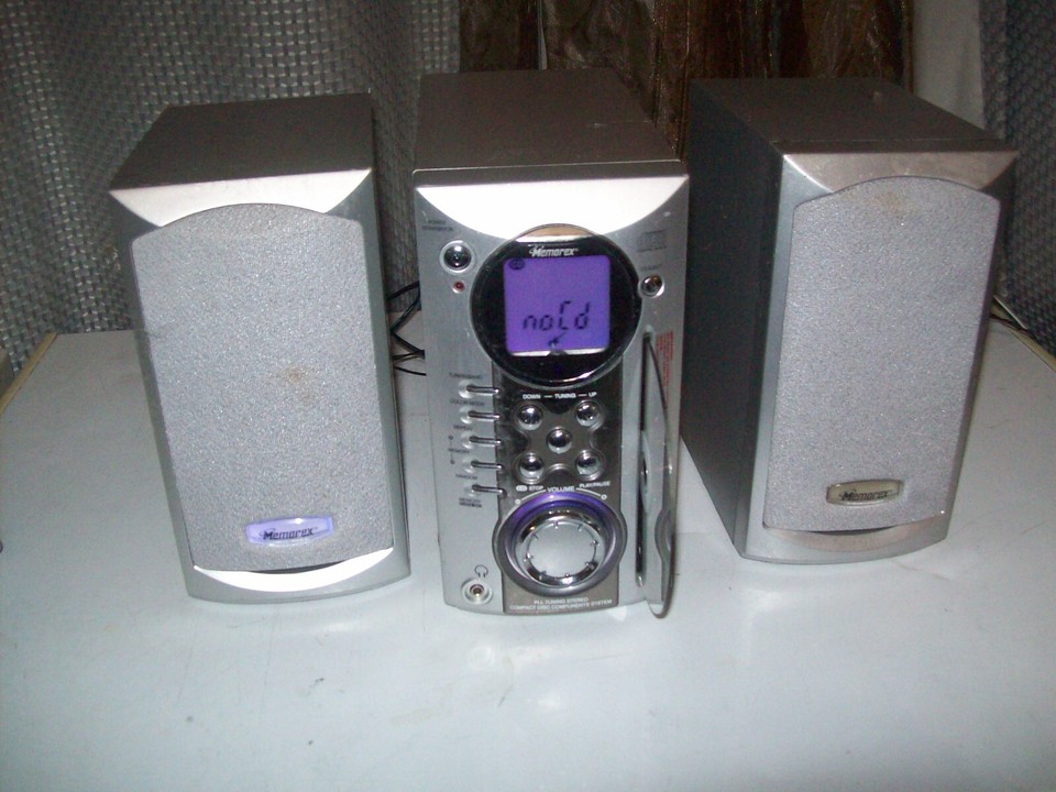 Memorex Micro System PLL Digital Audio AM/FM W Vertical Slot CD Player ...
