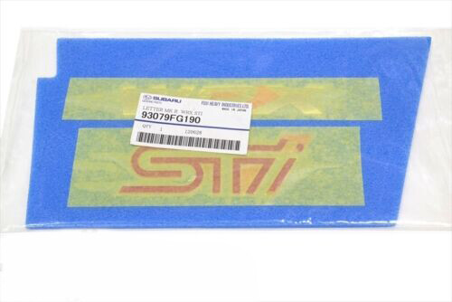 NEW OEM 2011-2014 Subaru Impreza WRX STi Rear Letter Emblem Decal Set ...