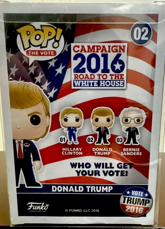 Funko Pop! Donald Trump #02 Campaign 2016 Original USA - 100% Authentic ...
