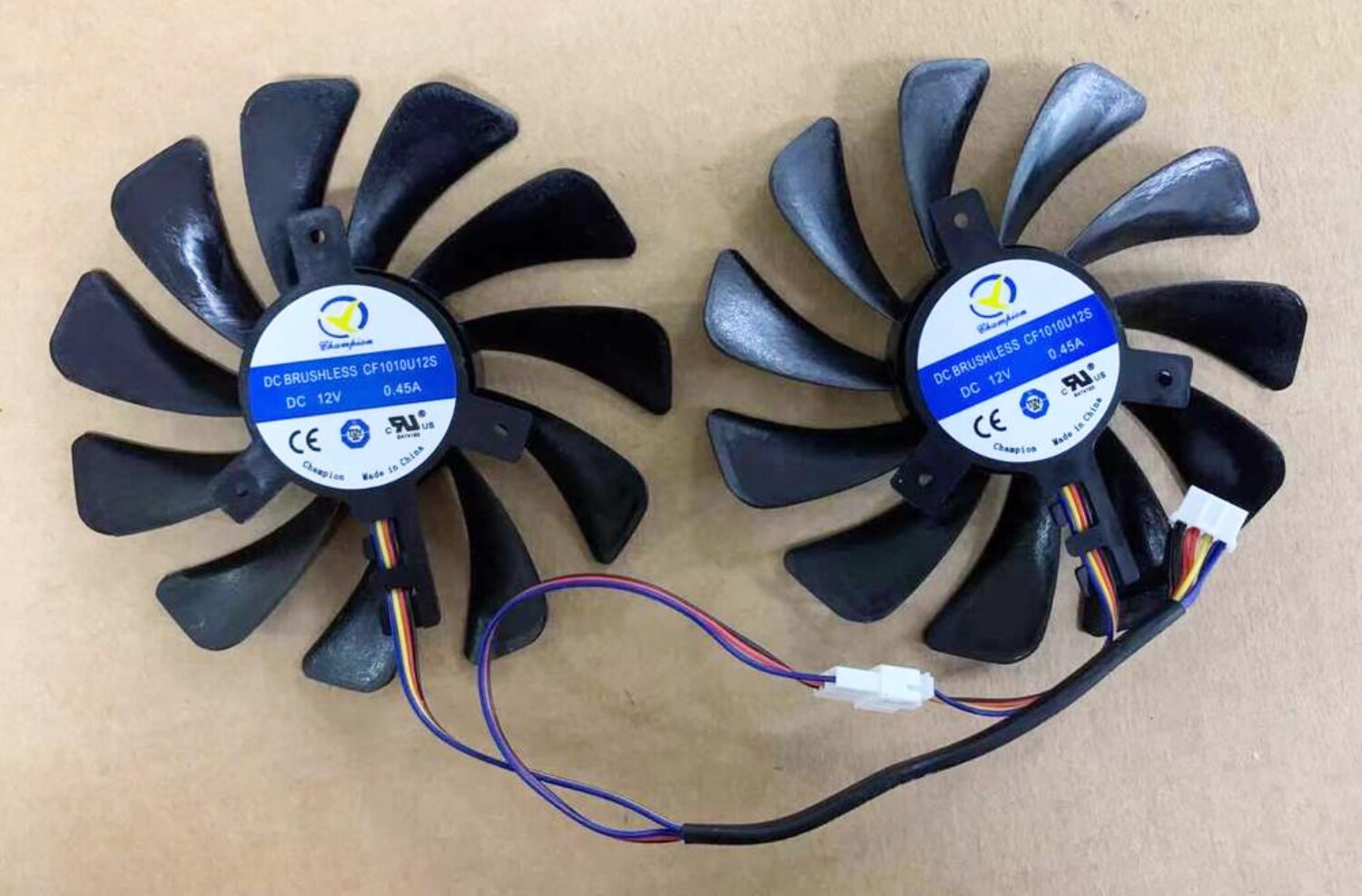 1Set New FDC10U12S9-C DC12V 95MM Graphics Fan FOR XFX RX580 RX584 RX588 ...