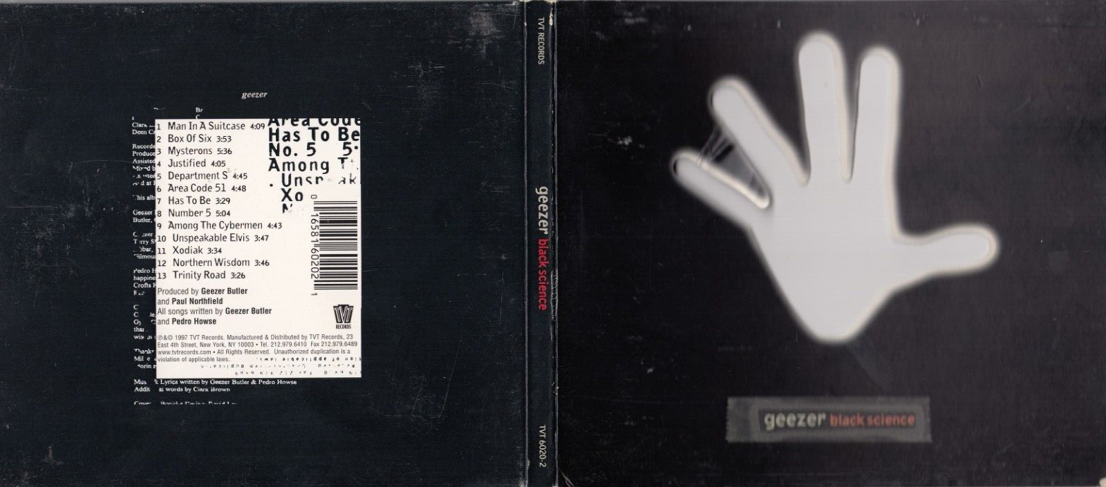 Geezer - Black Science (CD, Jun-1997, TVT (Dist.)) BLACK SABBATH ...