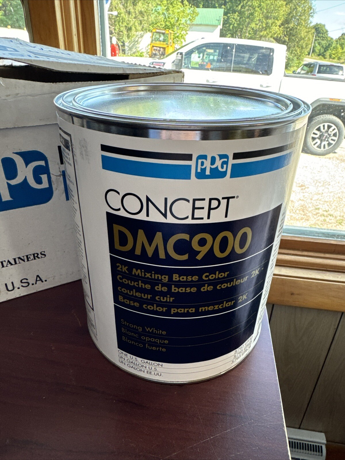 DMD900 PPG 2K Mixing Basecoat Strong White Paint 1 Gallon NOS New | eBay