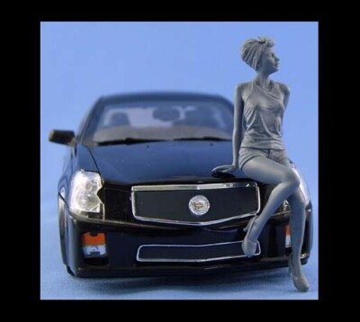 1/18 Resin Figure Car Model Girl Unassembled Unpainted lw-MBS | eBay