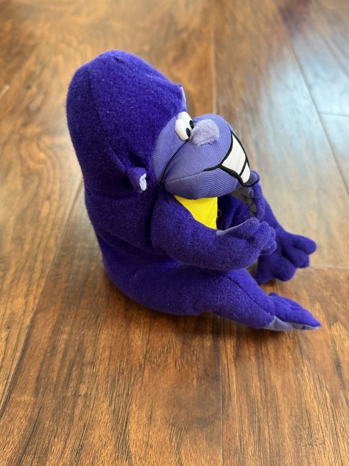 Zyrtec Promo Purple Beanie Gorilla Plush Animal Pfizer 90s RARE ...