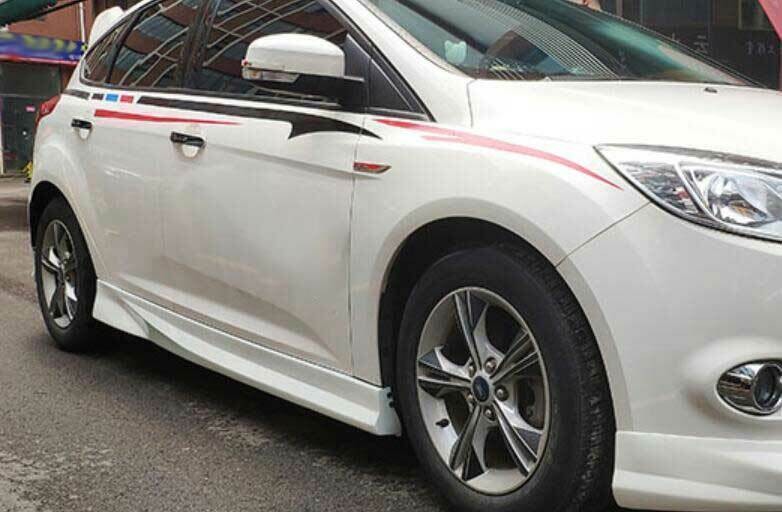 For Ford Focus 2012-2014 Paint White Exterior Door Panel Trim Side ...