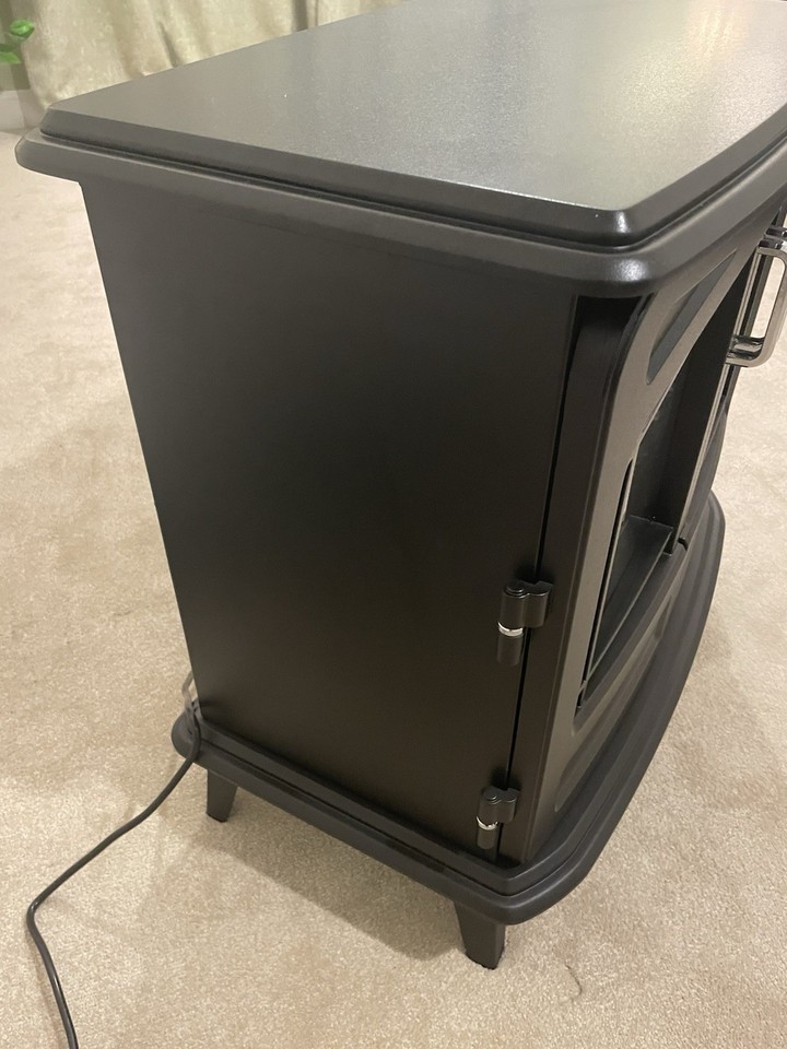 Brand New Dimplex Cassia Noir Large Optiflame Electric Stove with full ...