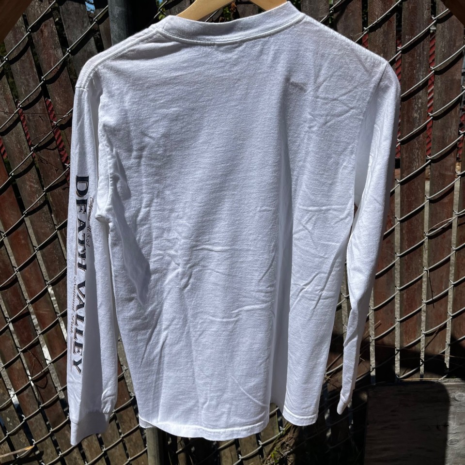 Vintage Death Valley National Park Long Sleeve Shirt Small White Arm ...