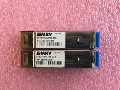 MRV SFP27DWLR08-33R DWDM SFP 1550.92nm 2.7G 80km OC48/STM16 | eBay